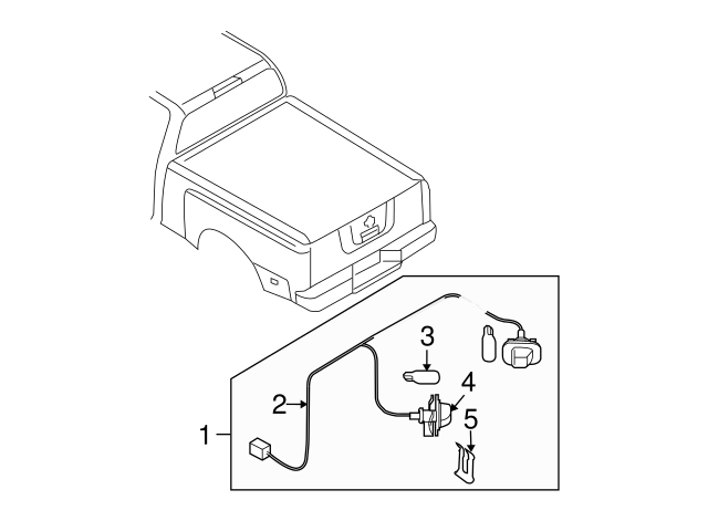 26510-ZJ00A - License Lamp 2007-2015 Nissan TITAN | Nissan Parts ...