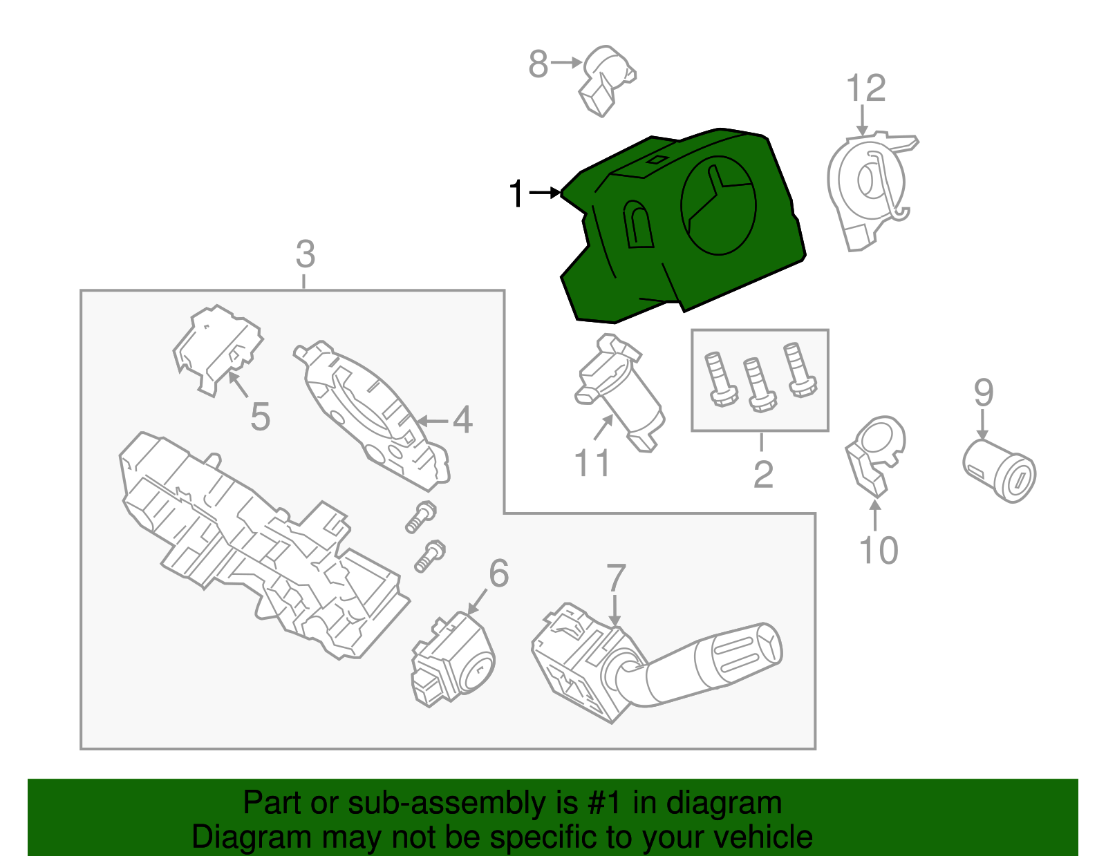BC3Z-3530-CB - Shroud Assembly - 2011-2016 Ford | Lasco Auto Parts