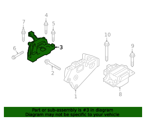 2018-2023 Volkswagen Mount 3QF-199-262-G | OEM Parts Online