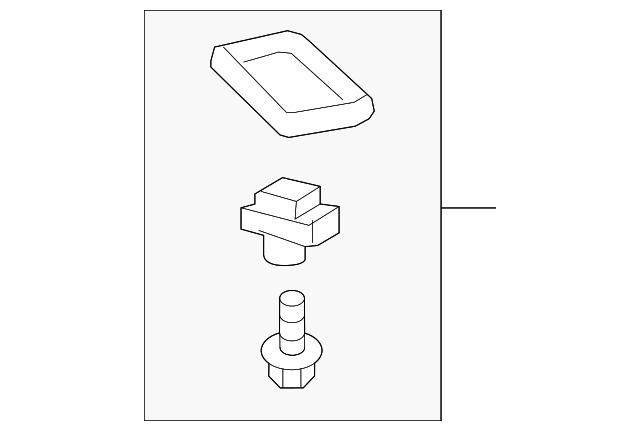 86769-48020 - Antenna Assembly Housing Mount kit For 2020-2024 Lexus ...