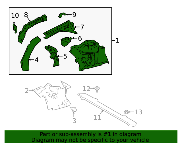 2019-2021 Lexus Apron Assembly 53702-06290 | OEM Parts Online
