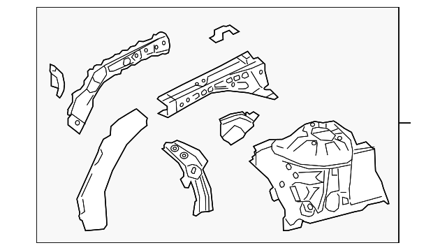 2019-2021 Lexus Apron Assembly 53702-06290 | OEM Parts Online