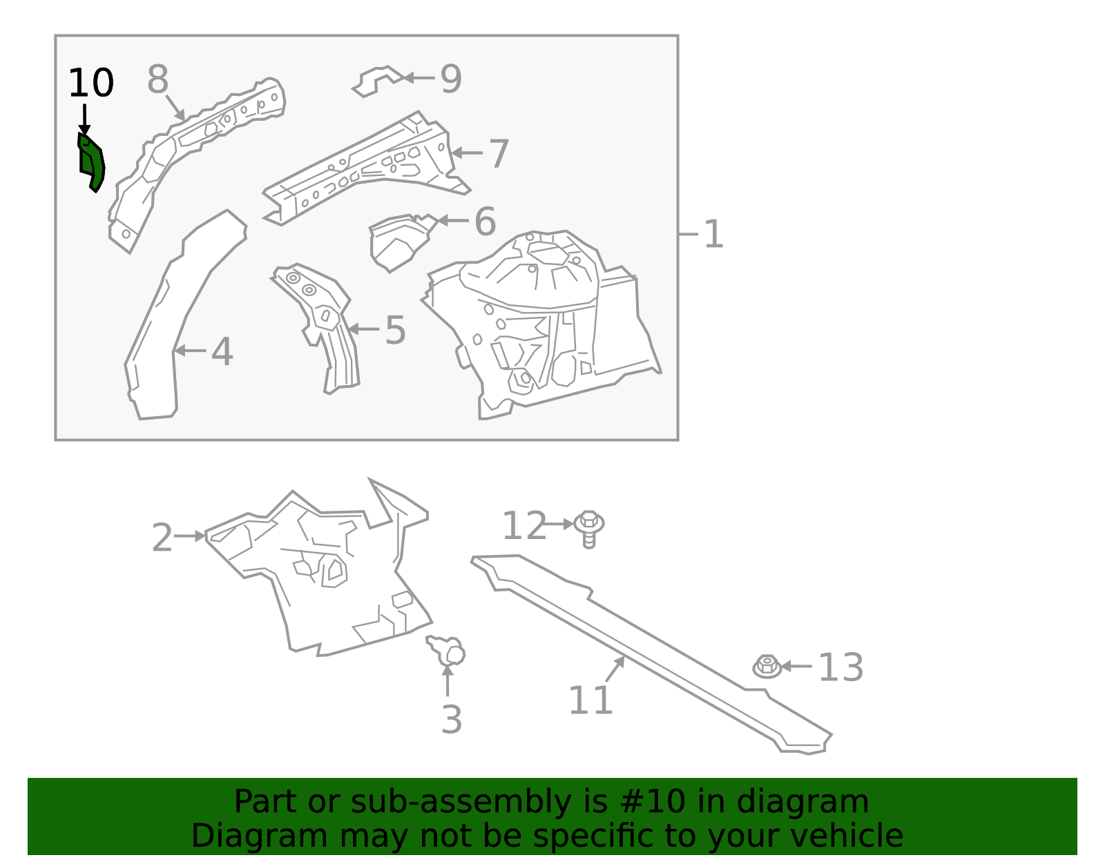53786-06010 - Gusset - 2019-2024 Lexus | My L Parts