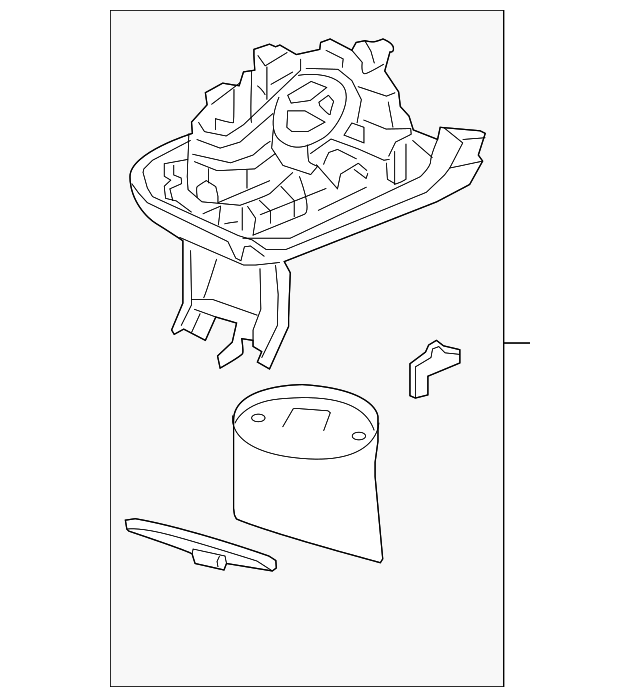 2018-2021 Volvo XC60 Mirror Housing 31424853 | TascaParts.com