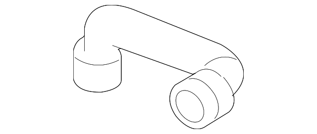 17-12-7-537-101 - Reservoir Hose 2007-2010 BMW X5 | BMW OEM Parts