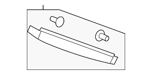 2008-2012 GM Lower Radiator Air Baffle 22865530 GM | GMPartsDirect.com