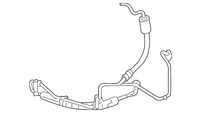 2005-2011 Cadillac STS Power Steering Gear Inlet Hose 19206607 | QuirkParts