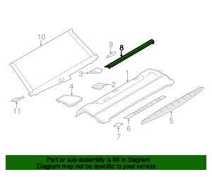 51-46-9-151-609 - Trim Panel 2009-2015 BMW | AutoNationParts.com
