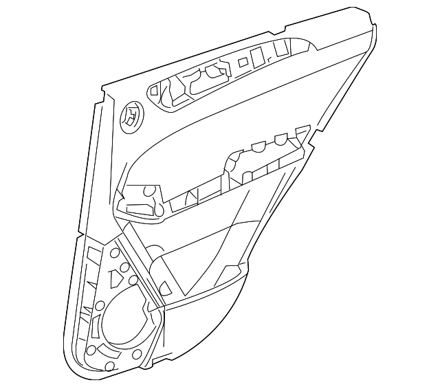 292-730-69-00-3D16 - Door Trim Panel 2016-2019 Mercedes-Benz | Mercedes ...