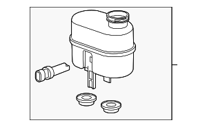 84873081 - Brake Master Cylinder Reservoir GM 2015-2019 GM | Parts for ...