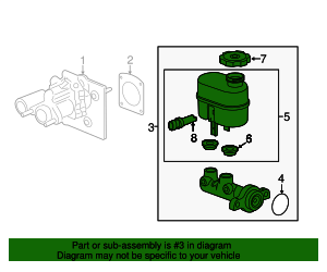 2015-2019 GM Brake Master Cylinder 84826642 | OEM Parts Online