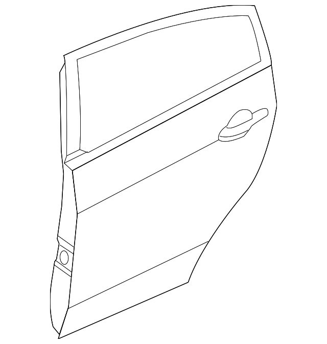 77003-1W020 - Door Shell 2012-2017 Kia Rio | Kia.Parts Store