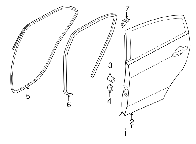 77111-1W010 - Outer Panel 2012-2017 Kia Rio | Kia.Parts Store