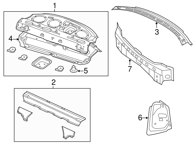 2011-2020 Chrysler 300 Upper Reinforced 68037697AB | TascaParts.com