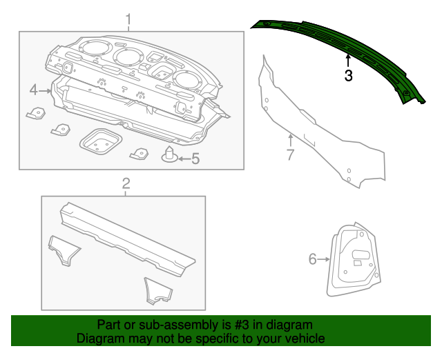 2011-2020 Chrysler 300 Upper Reinforced 68037697AB | TascaParts.com