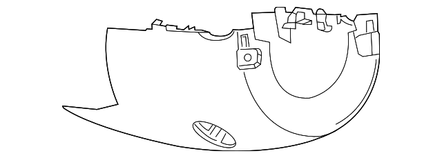 2018-2024 GM Lower Column Cover 84289075 GM | GMPartsDirect.com