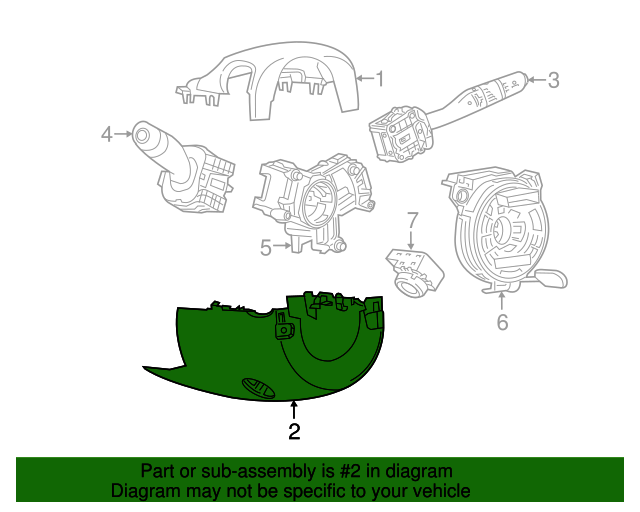 84501691 GM Lower Column Cover | GM Parts Store