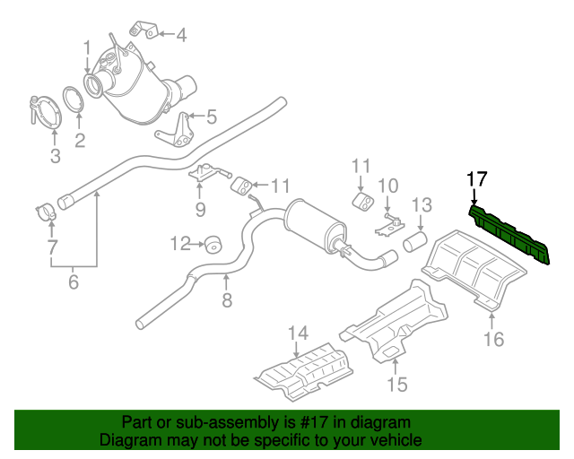 51-48-7-321-619 - Heat Shield - 2012-2020 BMW | Buy BMW Parts Now