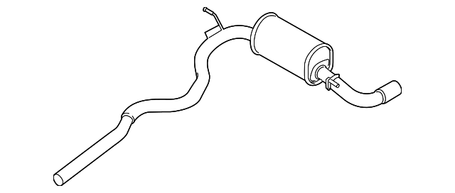 Genuine BMW 18-30-8-570-265 | Rear Muffler | FREE Shipping on Most ...