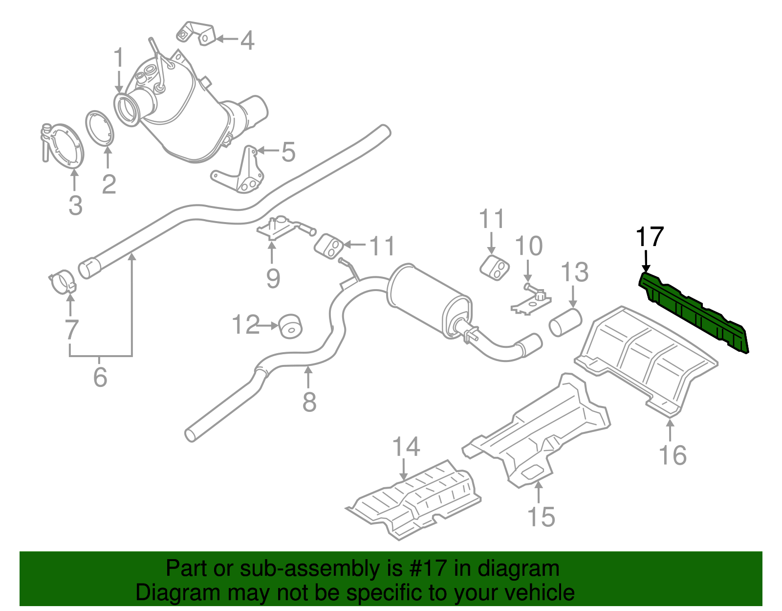 51-48-7-321-619 - Heat Shield - 2012-2020 BMW | Buy BMW Parts Now