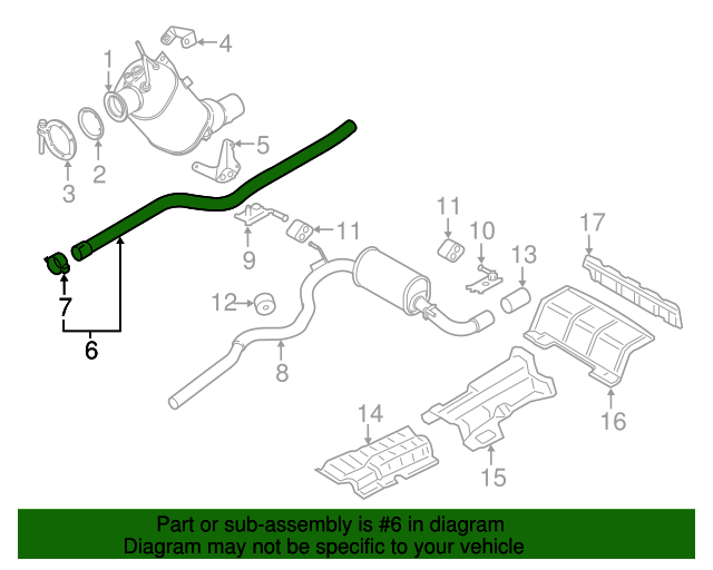 Genuine BMW 18-30-8-570-176 | Front Pipe | FREE Shipping on Most Orders ...