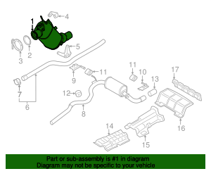 2014-2018 BMW Diesel Particulate Filter 18-30-8-583-372 ...