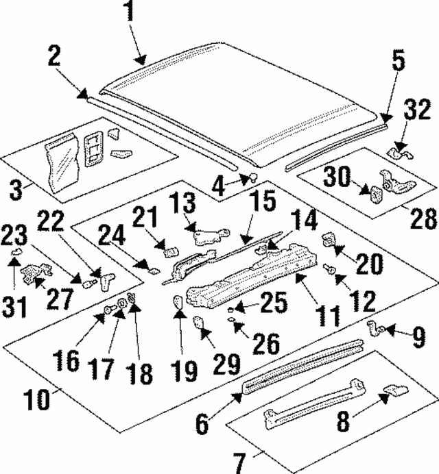 85265-SR2-000ZA - Lock Handle 1993-1997 Honda Civic del Sol | Honda ...