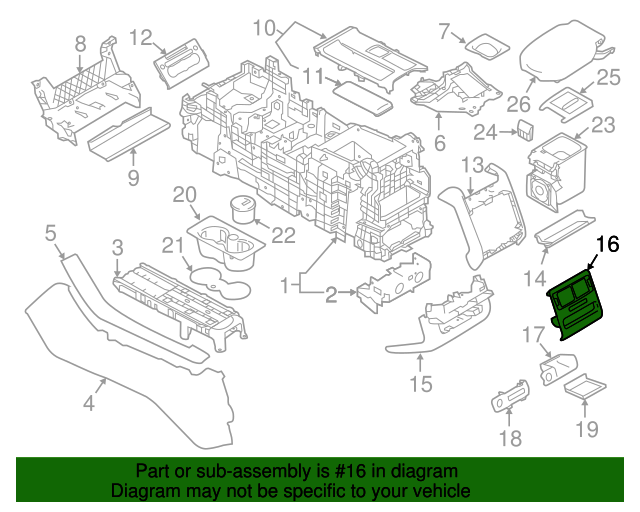 Genuine Rear Trim Panel for 2014-2017 Land Rover Range Rover Sport ...