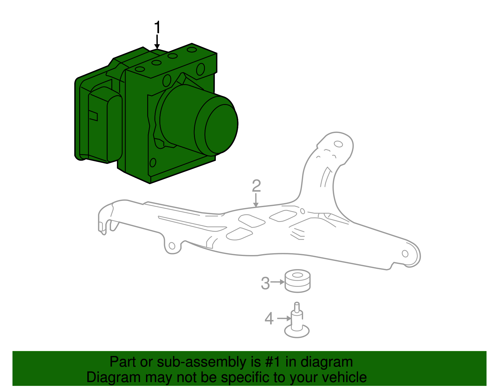 04571-T2F-X01 - 2016-2017 Honda Accord - ABS Hydraulic Assembly | Genuine Honda Parts