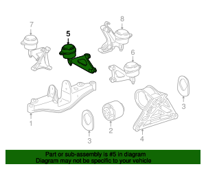986-375-084-04 - Trans Mount Bracket 1997-2008 Porsche | Delaware ...