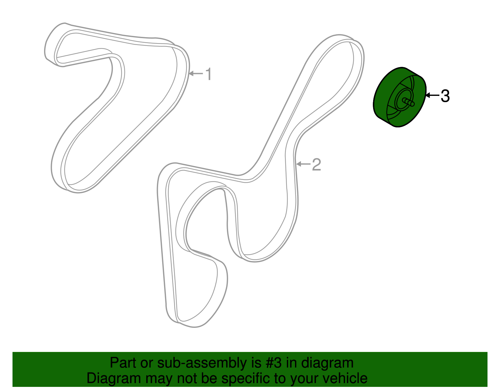25286-2B010 - Idler Pulley 2010-2024 Kia | Kia.Parts Store