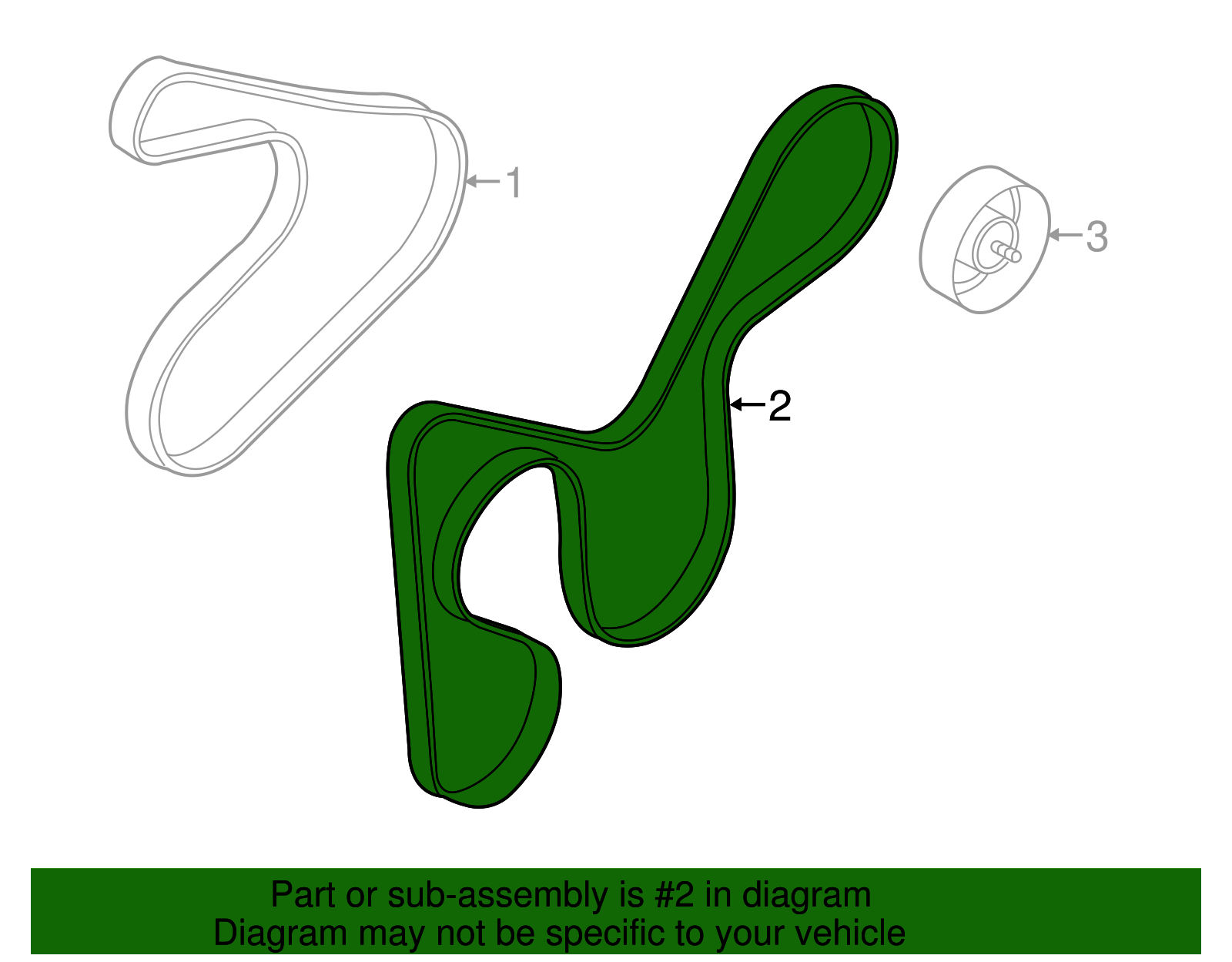 25212-2B140 - Serpentine Belt 2012-2019 Kia | Kia Cheap Parts
