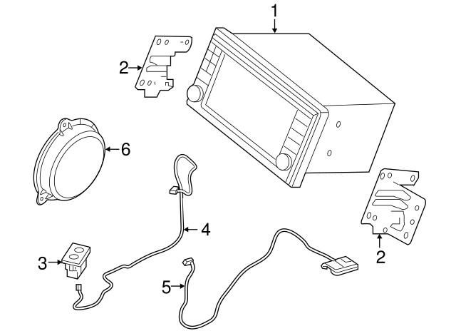2015-2017 Chevrolet City Express Radio 19317246 | GMPartsDirect.com