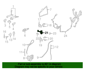 Front Side Door Check Link 85642648 | GMPartsDirect.com