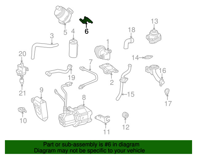 000-470-22-93 - Vapor Canister Purge Solenoid 1995-1997 Mercedes-Benz ...