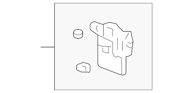 74485-SWA-A00 - Strake, L Rear - 2007-2011 Honda CR-V | Genuine Honda Parts
