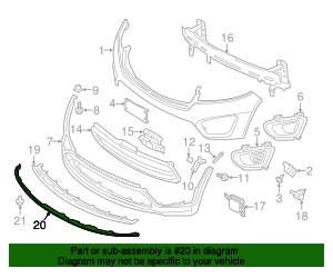 2016-2018 Kia Sorento Valance 86567-C6000 | OEM Parts Online