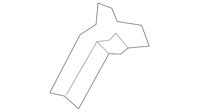 86577-C6000 - Molding Extension Support Bracket 2016-2020 Kia Sorento ...