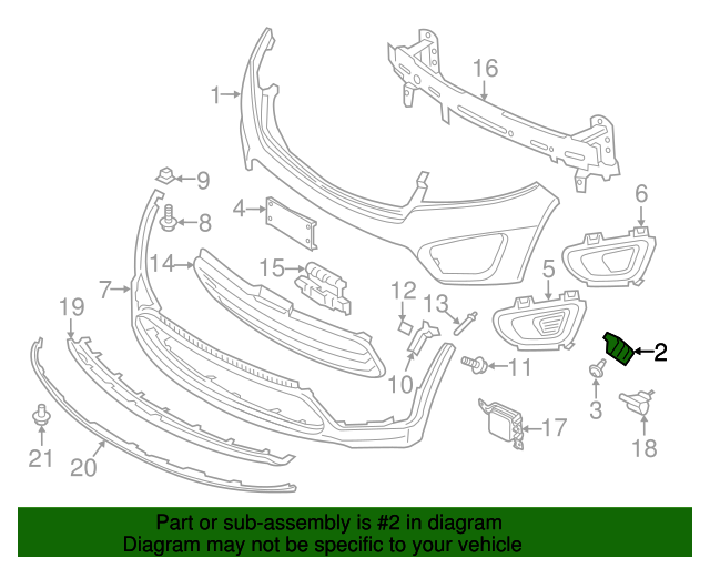 86514-C6000 - Mount Bracket 2016-2020 Kia Sorento | Kia.Parts Store