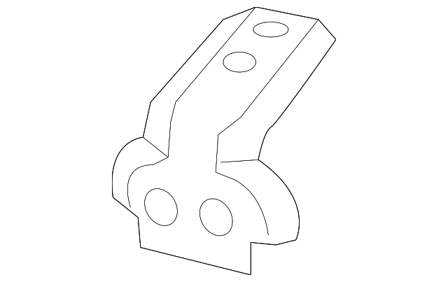 222-620-59-00 - Radiator Support Support 2014-2021 Mercedes-Benz ...