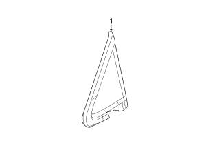 2017-2020 Chrysler Glass Assembly - Driver's Side (LH) 68370635AA ...