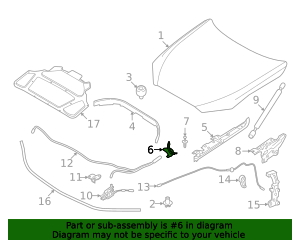 51-76-7-486-823 - Hood Seal 2021-2024 BMW | AutoNationParts.com