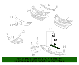 74122-T7W-A00 - Front Seal 2016-2022 Honda HR-V | Honda Parts Online