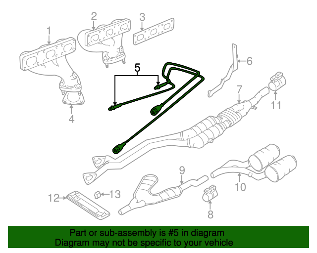 11781427884 - 1996-1999 BMW Oxygen Sensor (11-78-1-427-884) | BMW of ...