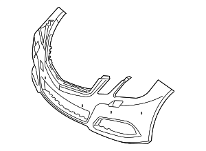 2010-2013 Mercedes-Benz E 63 AMG® Bumper Cover 212-880-32-40-9999 | MB ...