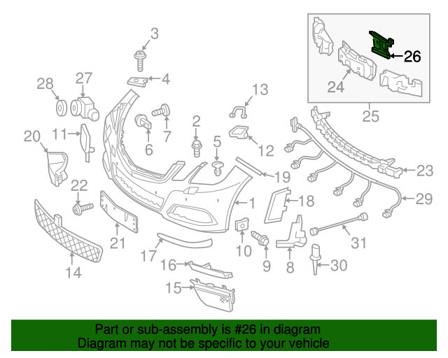 212-885-06-16 - Bracket 2010-2013 Mercedes-Benz E 63 AMG® | Mercedes ...