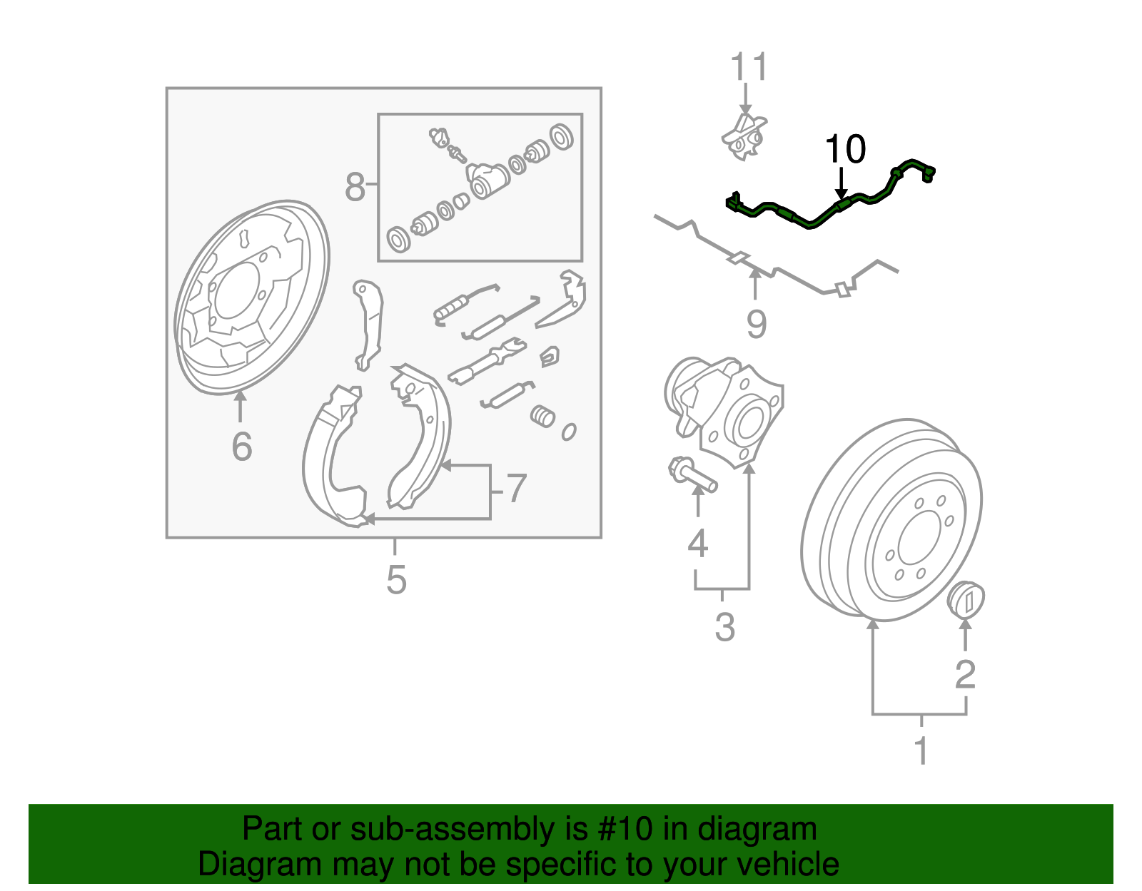 2009-2014 Nissan Cube Rear Speed Sensor 47900-ED000 | Nissan RVA