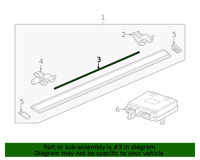 68461647AA - Power Running Board Step Left | Mopar Parts Canada