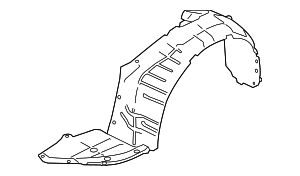 63840-6CA0A - Fender Liner 2019-2022 Nissan Altima | Nissan Parts ...