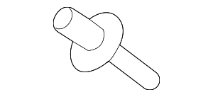 2013-2024 Nissan Fender Liner Retainer 63848-3TA0A | Parts for Nissans